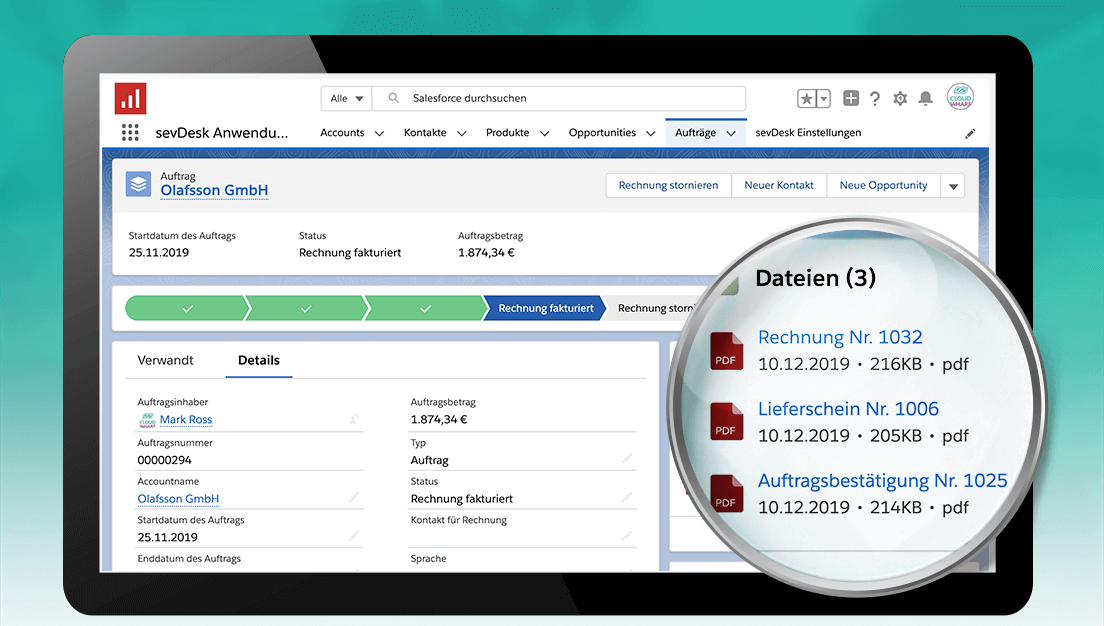 sevDesk Integration für Salesforce | Cloudwharf